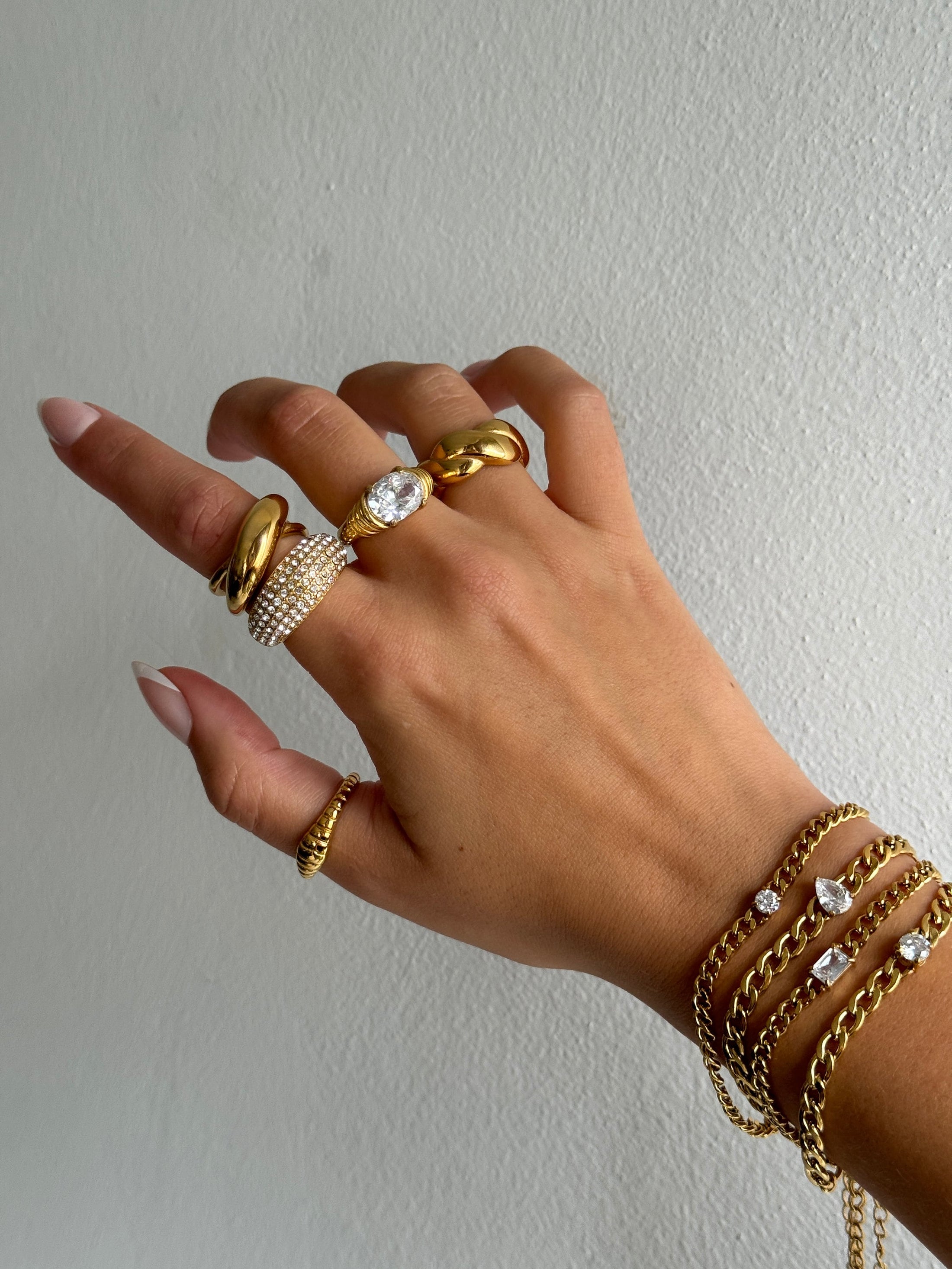 Wavy Dome Ring